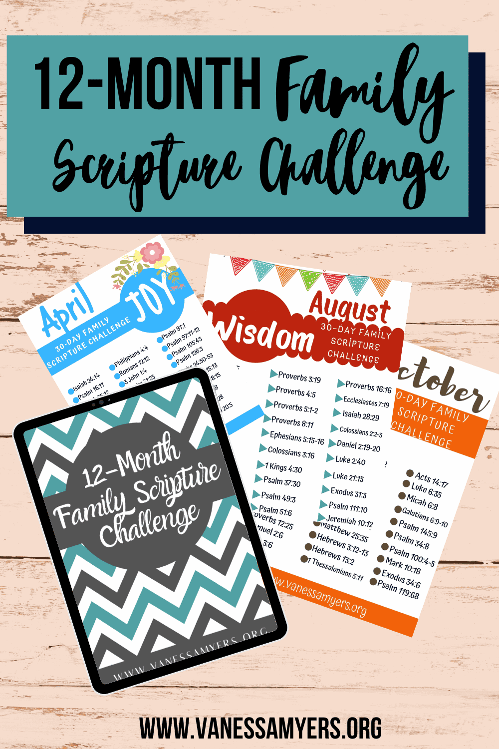 12-Month Family Scripture Challenge – Family Faith Builders