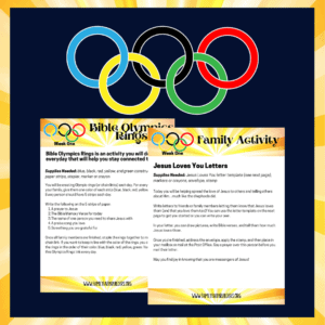 Bible Olympics – Family Faith Builders