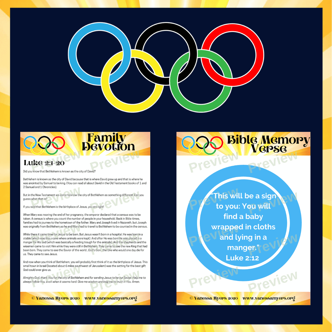 Bible Olympics - Family Faith Builders
