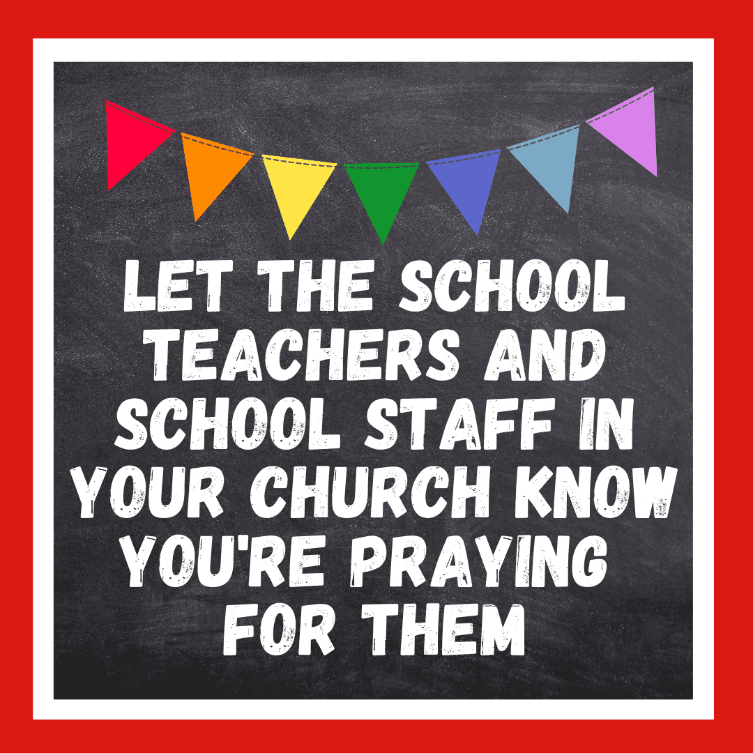 Teacher Prayer Sign Printable - Family Faith Builders