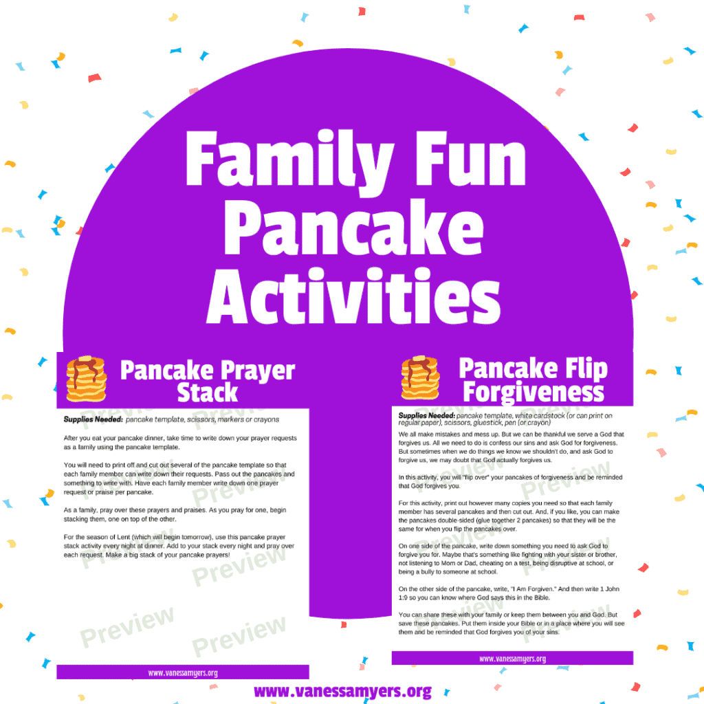 Shrove Tuesday Pancake Party - Family Faith Builders