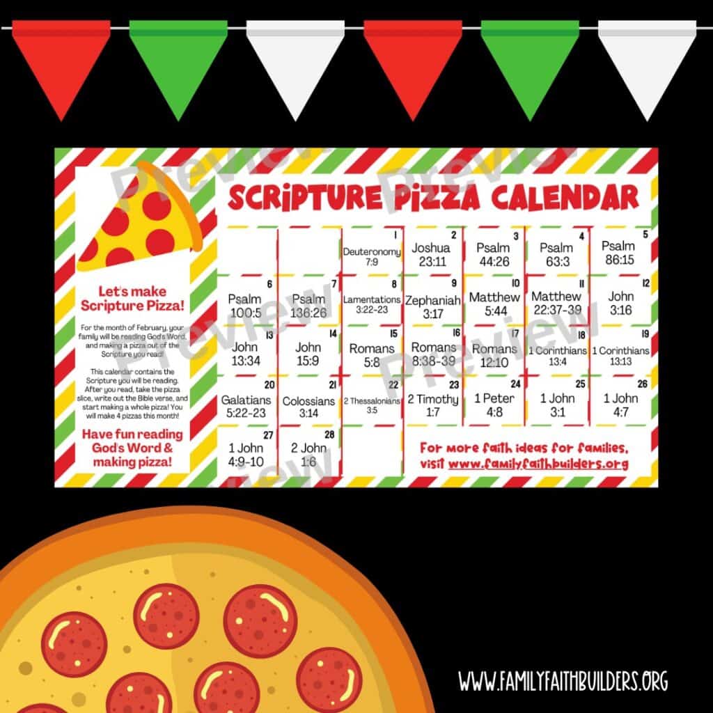Scripture Pizza – Family Faith Builders