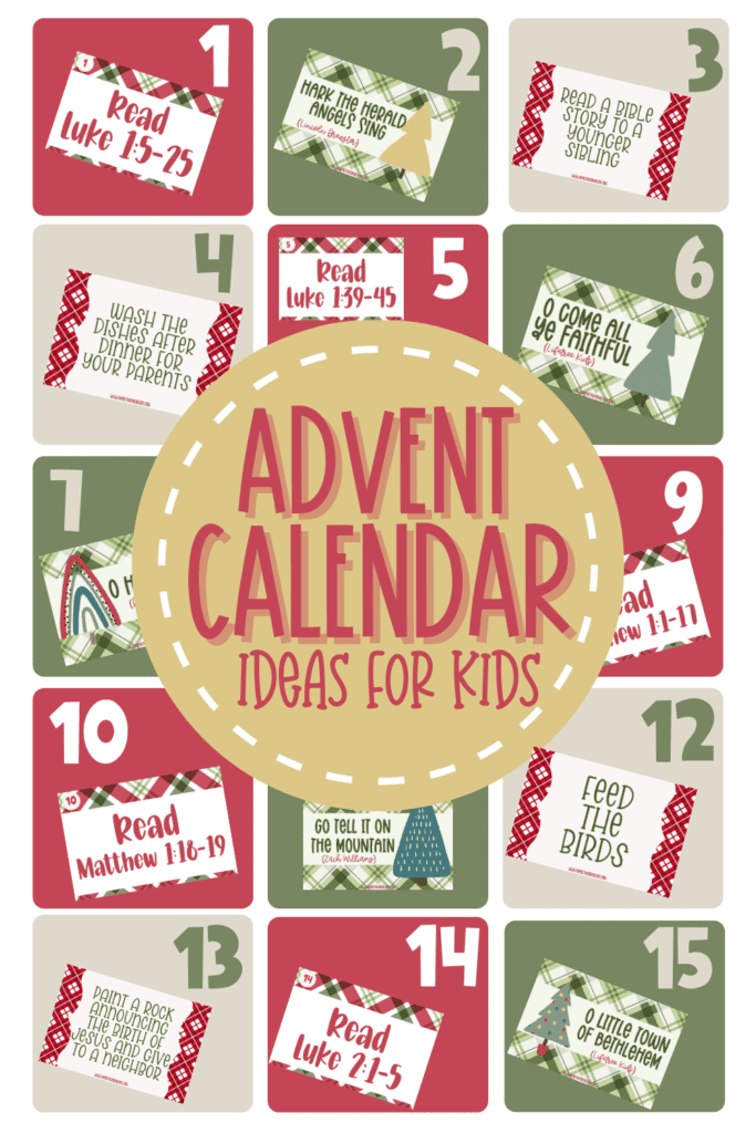 Advent Calendar Ideas for Kids – Family Faith Builders