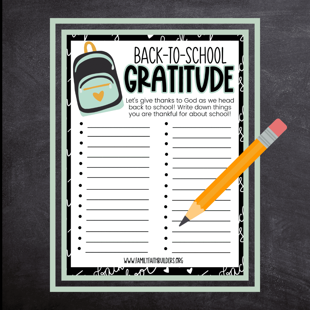 20 Back-to-School Ideas for Families – Family Faith Builders
