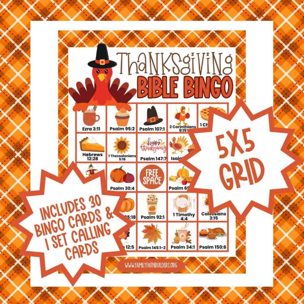 Thanksgiving Bible Bingo – Family Faith Builders