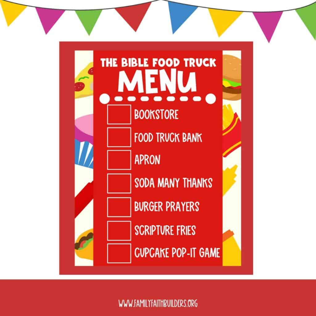 The Bible Food Truck Family Event – Family Faith Builders